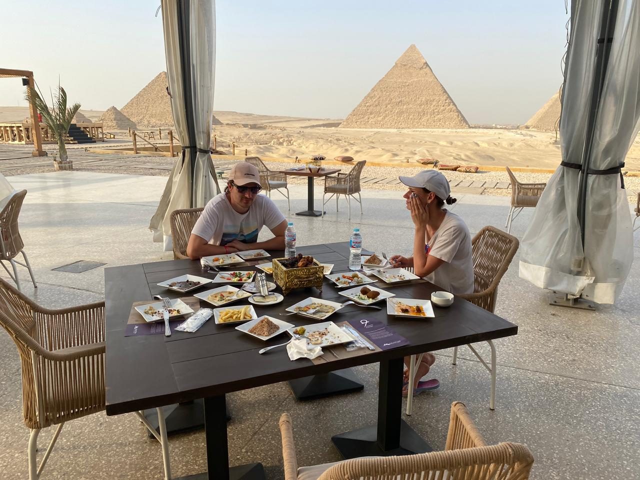 Photos: Nine Pyramids Lounge receives its first tourist groups - Egypt ...