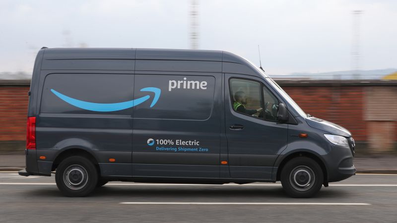 Amazon will invest $970 million in electric vehicles for its European ...