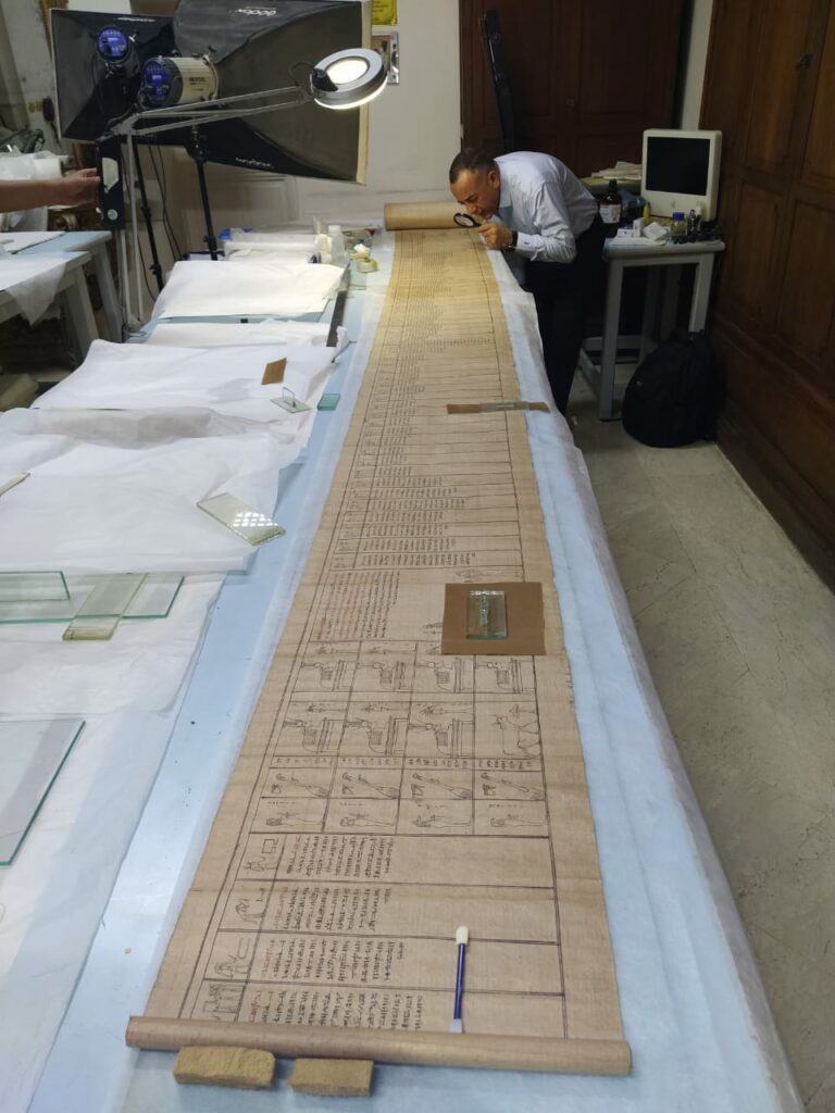 Photos: Largest papyrus in hieratic script to be displayed at Egyptian ...