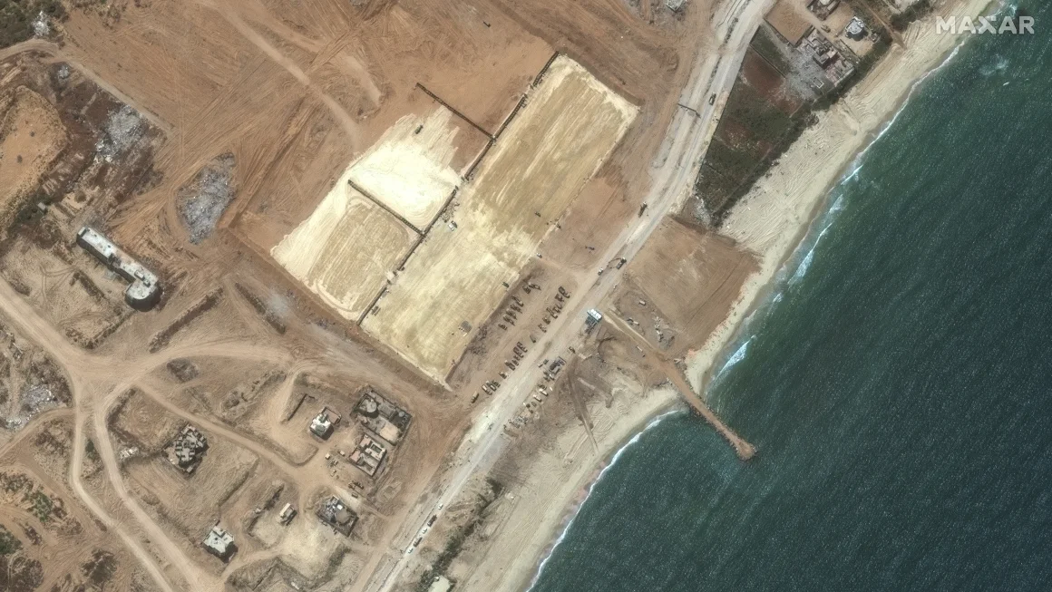 US military begins construction of pier off Gaza for complex and ...